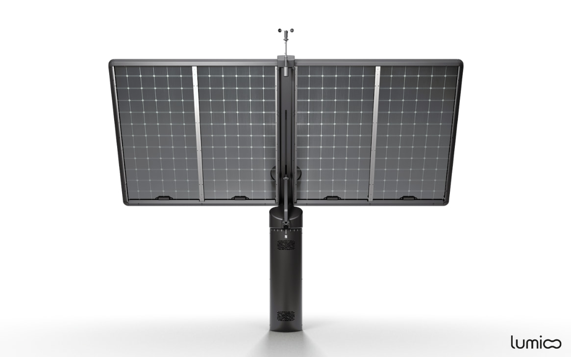 Lumioo Tracker solaire 2 axes 4 panneaux made in France